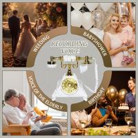 China Plastic Memorable Audio Guestbook Wedding Voice Recording Guest Book For Weddings for sale