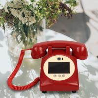 China Record Messages Video Guest Book Red Wedding Phone Recorder For Any Celebration for sale