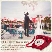 China Record Messages Video Guest Book Red Wedding Phone Recorder For Any Celebration for sale