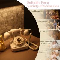 China FiayaCom Powerful Audio Guest Book Wedding Phone with Unlimited Storage Capacity and Rechargeable Battery for sale
