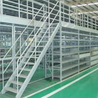 China Multi Level Steel Cantilever Mezzanine Platform Floor Rack For Storage 500KG for sale