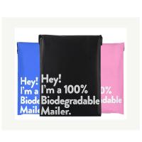 China Cartoon Children Gift Boxes Express 100% Biodegradable Courier Bags Matte Black Pink for sale