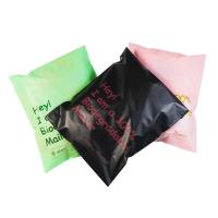 China 100% Biodegradable Courier Bags PLA PBAT Plant Starch Clothing Mailing Packaging for sale