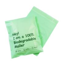 China 100% Biodegradable Courier Bags PLA PBAT Plant Starch Clothing Mailing Packaging for sale