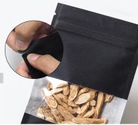 China Black White Small k Packaging Bag Snack Nuts Beans Brown Kraft Paper for sale