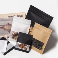 China Black White Small k Packaging Bag Snack Nuts Beans Brown Kraft Paper for sale