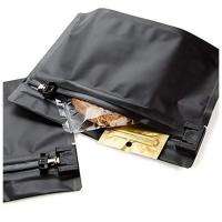 China Aluminum Foil Matte Black Plastic Slider k Mylar Bags Childproof Exit Packaging for sale