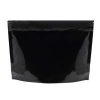 China 8 X 6 Inch Child Proof Matte Black Medicine Pouch Bag With Push Release Locking for sale