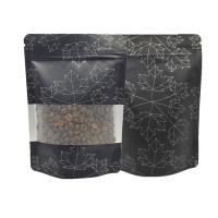 China 3 Side Seal Aluminum Foil Zip Lock Plastic Bags With Clear Window for sale