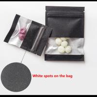 China Brown / White Kraft Paper k Bag With Window Food Earring Jewelry Packaging for sale