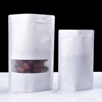 China Kraft Paper Zip Lock Stand Up Bag for Gift Candies Dessert Dried Tea Fruit for sale