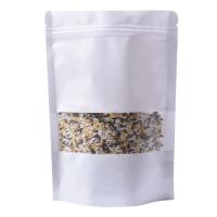 China Kraft Paper Zip Lock Stand Up Bag for Gift Candies Dessert Dried Tea Fruit for sale