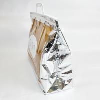 China Foldable Disposal Plastic Insulated Thermal Cooler Bag For Food Lunch Delivery for sale