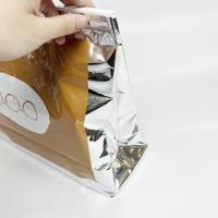 China Foldable Disposal Plastic Insulated Thermal Cooler Bag For Food Lunch Delivery for sale