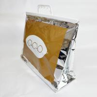 China Foldable Disposal Plastic Insulated Thermal Cooler Bag For Food Lunch Delivery for sale
