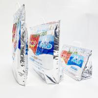 China Plastic Silver Custom Disposable Hot Cold Thermal Bag For Frozen Food for sale