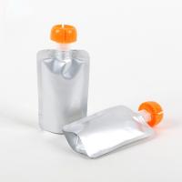 China 200ml Plastic Aluminum Foil Laminated Stand Up Spout Pouch For Drink Juice Beverage for sale
