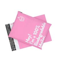 China Custom Eco Friendly PLA Corn Starch Biodegradable Packaging Bags With Zip Lock for sale
