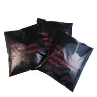 China Custom Eco Friendly PLA Corn Starch Biodegradable Packaging Bags With Zip Lock for sale