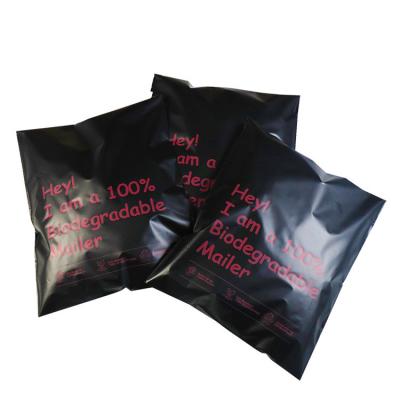China Custom Eco Friendly PLA Corn Starch Biodegradable Packaging Bags With Zip Lock for sale