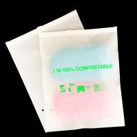 China Eco 100% Biodegradable Cornstarch Packaging Bags Resealable k Plastic for sale