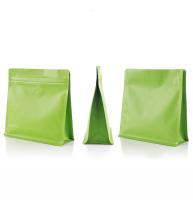 China Custom Printed Plastic 8 Side Gusset Aluminum Foil Bag With k And Valve for sale