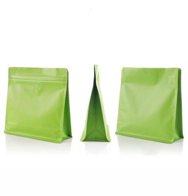 China Custom Printed Plastic 8 Side Gusset Aluminum Foil Bag With k And Valve for sale