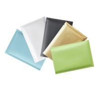 China Small Open Top Aluminum Foil Mylar Bag Powder Gifts Heat Sealable Flat Tear Notch for sale