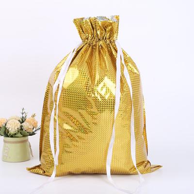 China Christmas Plastic Xmas Gift Wrapping Bags Goodies Biscuit Candy for sale