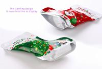 China New Year Christmas Aluminum Foil Packaging Bag Santa Claus Elk Party Snack Storage for sale