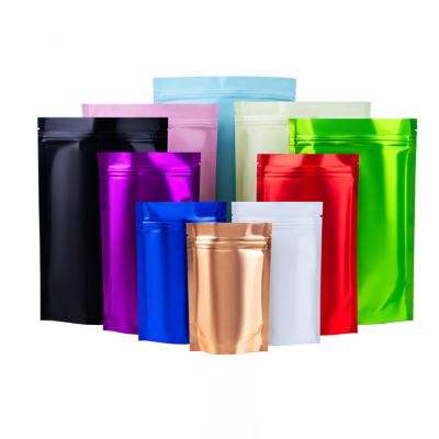 China Holographic Rainbow Resealable Smell Proof Aluminum Foil Pouch Mylar k for sale