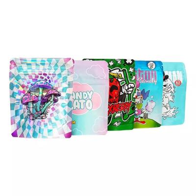 China Child Proof Resistant Smell Proof Mylar Zip Lock Bags 3.5g 7g 14g 28g for sale