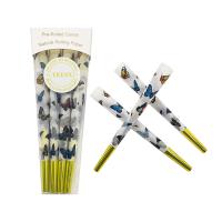 China Slow Burning Rice Rolling Papers King Size Sunflower / Butterfly Pattern for sale