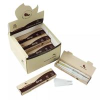 China King Size 108mm Rice Unbleached Paper Pre Rolled Cones For Smoking 9 Packs for sale