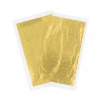 China Slim Size 24k Pre Rolled Cones Shine Gold Rolling Paper for sale