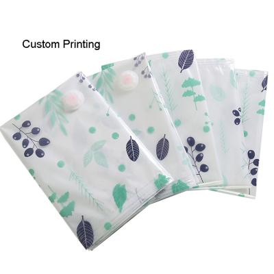 China Pillow Packing Travel Space Saver Vacuum Compression Storage Bags With Electric Pump for sale