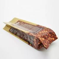 China Sealed Food Powder Tea Nuts Coffee Beans Aluminum Foil Packaging Bag With Air Valve for sale