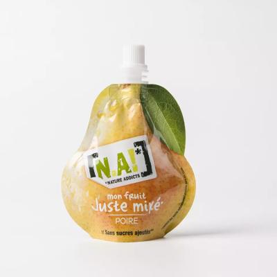 China Gravure Printing Plastic Stand Up Spout Pouch For Beverage Liquid Milk Fruit Juice for sale