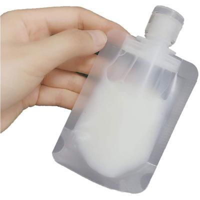 China 30ml 50ml 100ml Travel Clear Makeup Pouch Plastic Toiletry Containers Refillable Empty for sale