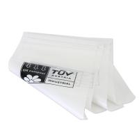 China Clear Frosted Compostable Plastic Zipper Bag Clothes Transparent Packaging for sale