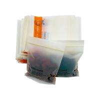 China Transparent Compostable Resealable 100% Biodegradable Zip Bags For Clothing Food for sale