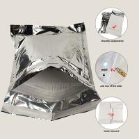 China Waterproof thermal envelop caviar cooler Packs for Shipping,foil insulated bag Silver Mailer for sale