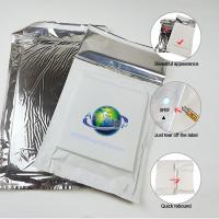 China Silver Aluminum Foil Insulated Bags Ship Small Sized Temperature Sensitive Goods Insulated Metalized Envelopes for Cold for sale