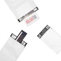 China Poly Plastic Mailing Bags Grey Color For Clothing for sale