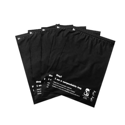 China 2.3Mil Cornstarch Poly Biodegradable Packaging Bag Reusable for sale