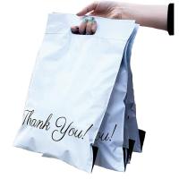 China Waterproof Thank You 12 X 15.5 Poly Mailers , Handled Poly Mailing Bag for sale