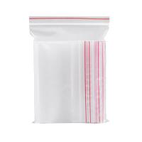China Zipper Transparent Plastic Bag for sale