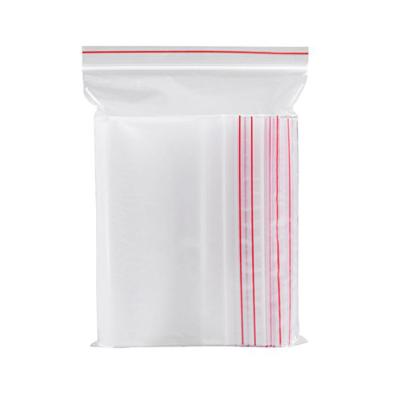 China Zipper Transparent Plastic Bag for sale