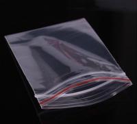 China Zipper Transparent Plastic Bag for sale
