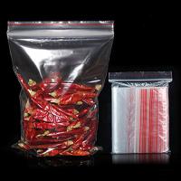 China Zipper Transparent Plastic Bag for sale